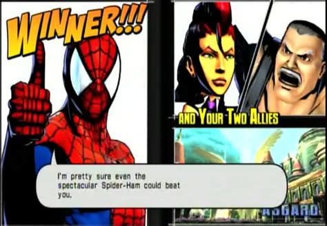 Spider Man Umvc3 Quotes Marvel Vs Capcom 3 Fate Of Two Worlds 2011