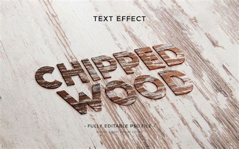 Premium Psd Wooden Text Effect Premium Psd Wooden Text Effect