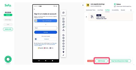 Automate Your Tests Via Sofys Co Pilot In Lab Sofy Support Docs No Code Automation Testing