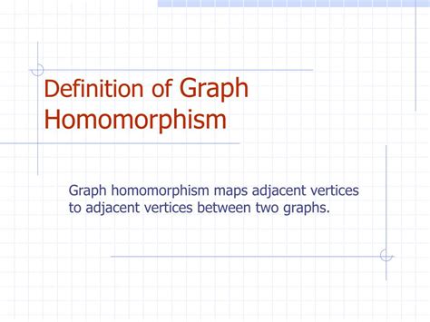 Ppt Graph Homomorphism And Gradually Varied Functions Powerpoint Presentation Id 784045