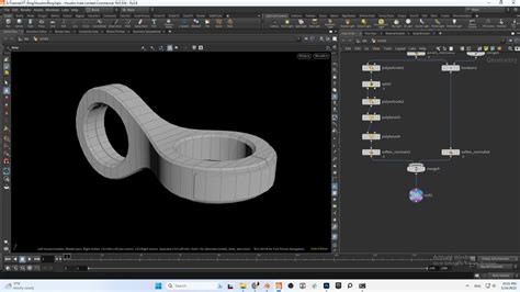 Hard Surface Modeling Houdini Tutorial Flippednormals