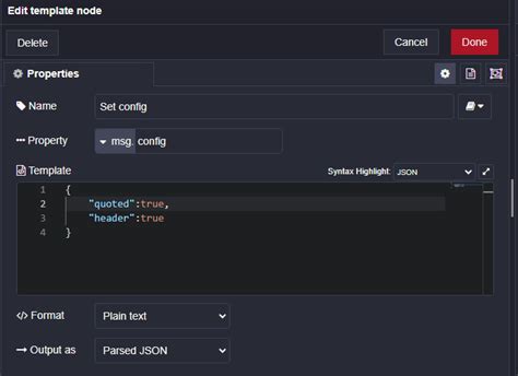 gulp etl target csv node node red