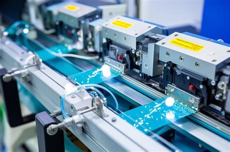 High Tech Assembly Process Premium Ai Generated Image