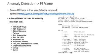Remnux Tutorial Statically Analyse Portable Executable PE Files PPTX