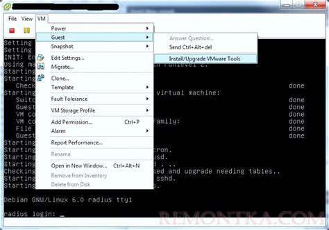 Установка Vmware Tools на Debian Ubuntu и Centos РЕМОНТКА