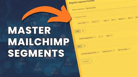 Master Mailchimp Segments And Boost Your Conversions YouTube