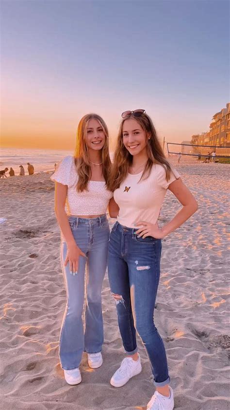 Sisters Beach Ocean Sunset Beach Outfit Beach Dress Beach Girl
