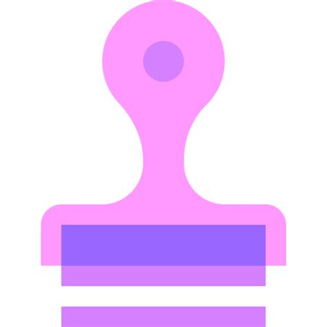 Stamp Basic Sheer Flat Icon