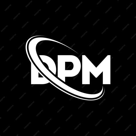 Premium Vector Dpm Logo Dpm Letter Dpm Letter Logo Design Initials Dpm Logo Linked With Circle