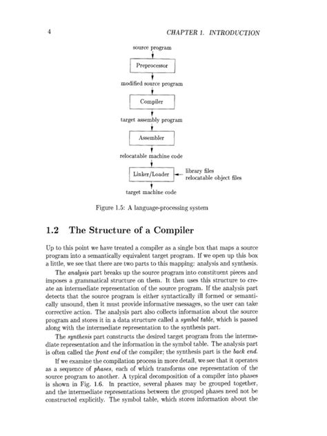 structure of compiler pdf
