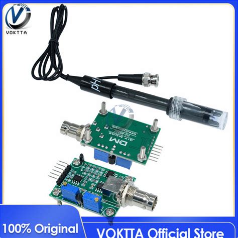 Voktta Liquid Ph 0 14 Value Detection Regulator Sensor Module