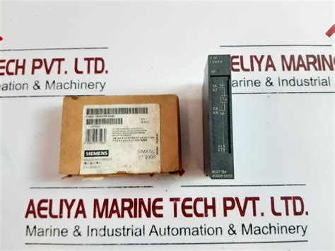 Siemens 6es7 134 4gd00 0ab0 Analog Input Module Aeliya Marine Tech