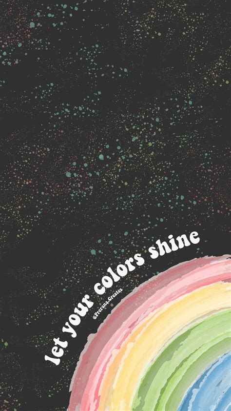 Illustration Wallpaper Rainbow Quote Rainbow Quote Ariana Grande