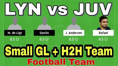 Lyn Vs Juv Football Dream11 Team Prediction Important Players