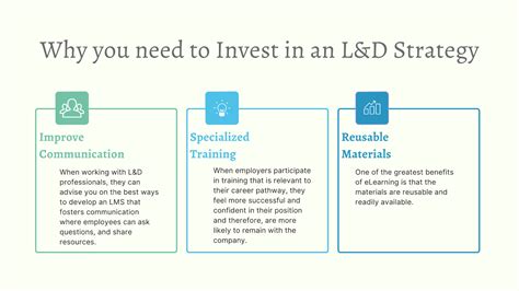 Why You Need To Invest In An L D Strategy