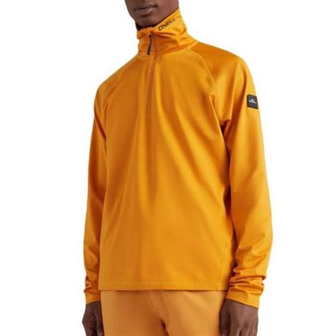 polaire à col 1 4 de zip orange homme o neill clime cdiscount sport