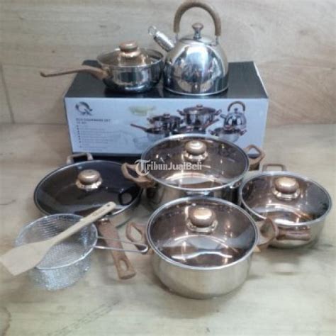 Panci Set Ox 933 Eco Cookware Stainless Steel Oxone Harga Murah Di Jakarta Tribun Jualbeli