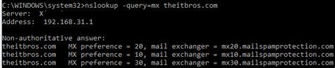 Using Nslookup In Windows To List DNS Servers And Records TheITBros