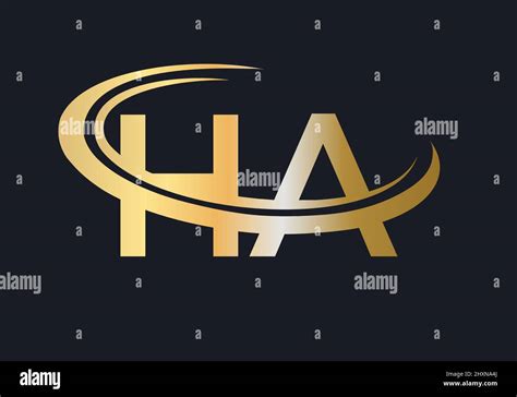 Initial Monogram Letter Ha Logo Design Vector Ha Logo Design Template