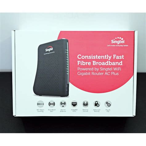 BNIB Singtel Wifi Gigabit Router AC Plus Computers Tech Parts Accessories Networking On