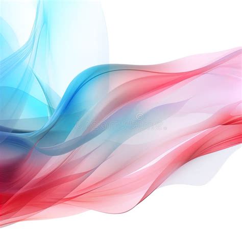 Abstract Art That Uses Flowing Lines And Colors To Create A Dynamic Effect Stock Illustration
