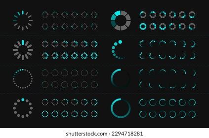 Loading Icon Set Buffer Loader Preloader Stock Vector Royalty Free 2294718281 Shutterstock