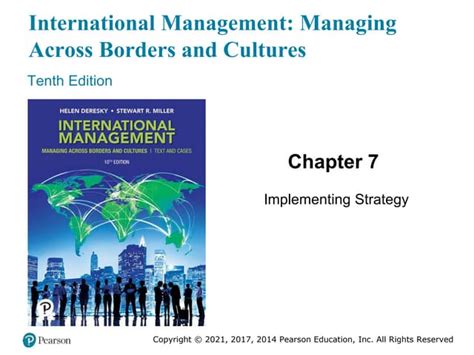 Chapter Seven Implementing Strategy Pptx