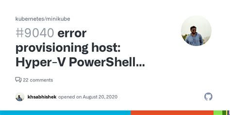 Error Provisioning Host Hyper V Powershell Module Is Not Available