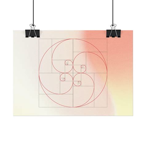 Golden Ratio Fibonacci Sequence Rolled Posters Etsy