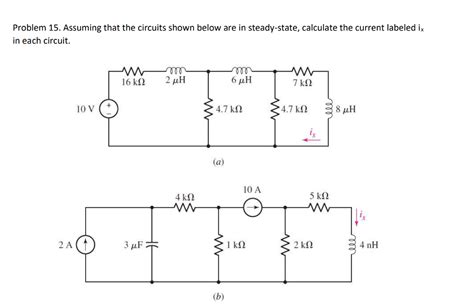 Solved Problem 15 Assuming That The Circuits Shown Below