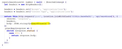 rest api post method angular radzen