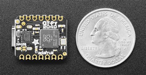 Adafruit Qt Py Rp2040 Development Board Features Large Storage Memory