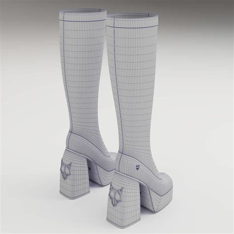 Naked Wolfe Boots Brown D Model By YanaDesVal