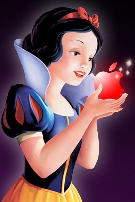 Snow White Apple Logo