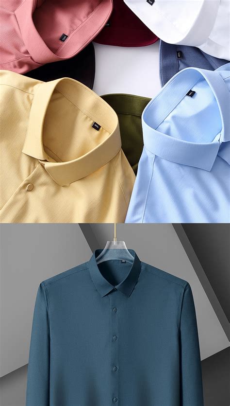 Badu Bg Висококачествени нови мъжки ризи модни памучни ризи с дълъг ръкав удобна бизнес мъжка