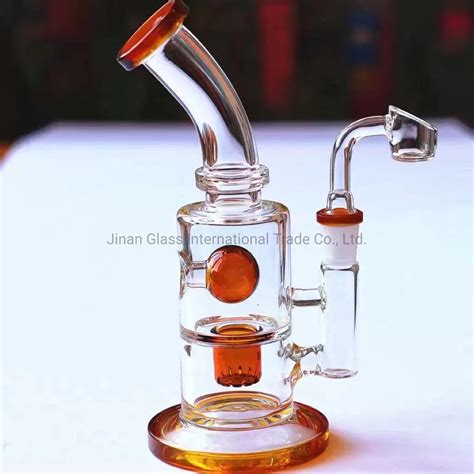 Small Colorful Water Hookahs Glass Pipes Recycler Oil Rigs Dab Beaker