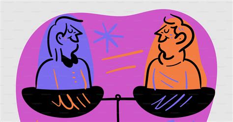 두 사람 사이의 평등이 균형을 이루고 있습니다 벡터 Unsplash의 저울 이미지