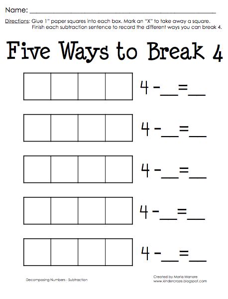 Subtracting To Decompose Numbers Still Interacting With The Common Core