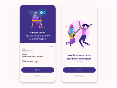 Daily UI 054 Confirmation By Nicholas Campos On Dribbble