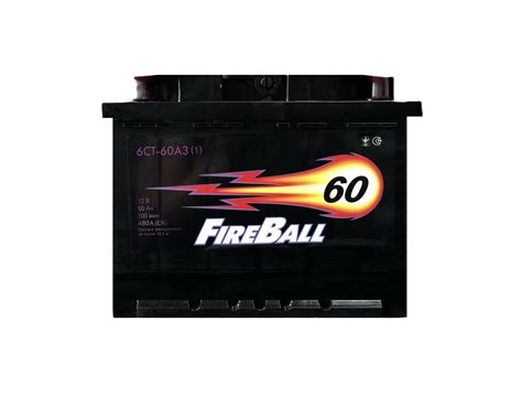FireBall 60 Ah 480A Econom 6-CT 12V - BestCarBattery