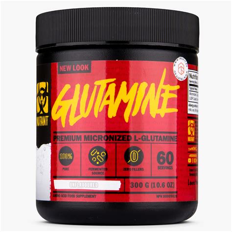 Mutant L Glutamine Premium Grade Muscle Recovery Trufit Eu