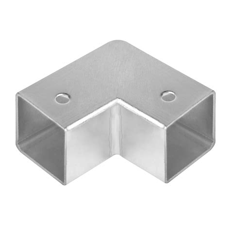 Yidu69q 12 Pcs 1 Square Tube Fittings 2 Way Connector L