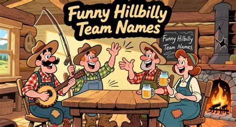 800 Funny Hillbilly Team Names Redneck Team Names Southern And Funny Ideas