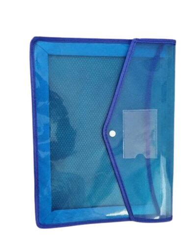 Blue Plastic File Folder At Best Price In Delhi Sharma File Products