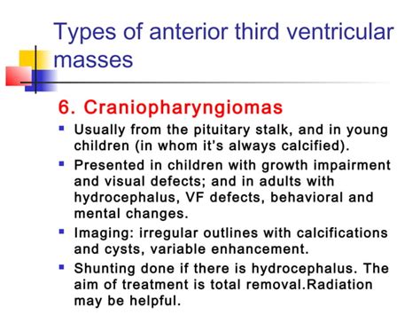 Third Ventricular Masses Ppt