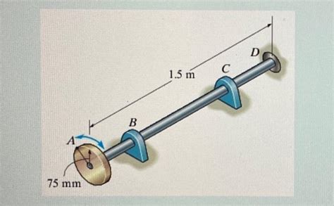 Solved The Rotating Flywheel And Shaft When Brought To A