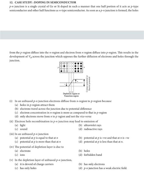 In The Depletion Layer Of Unbiased P−n Junction Filo