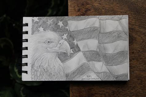4th Of July Pencil Drawing