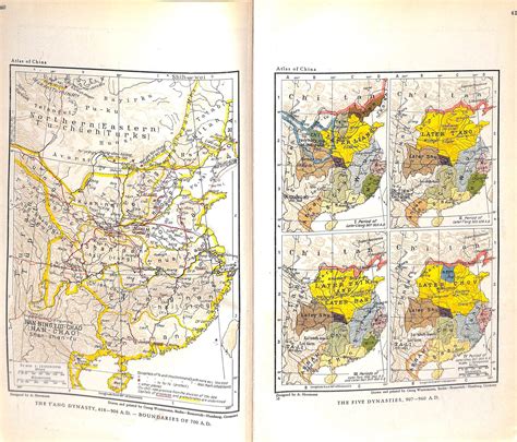 Historical And Commercial Atlas Of China By Herrmann Albert Very Good Hardcover 1964 The
