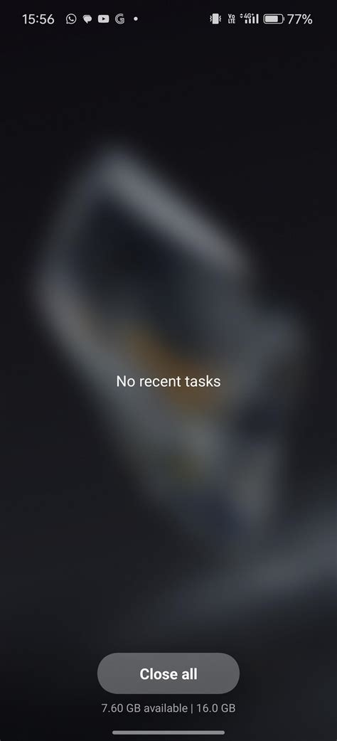 No Tasks Open But GB Of RAM Being Used R Oneplus